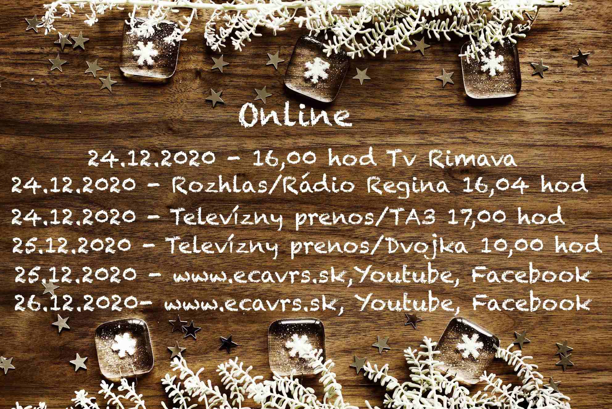 Vianoce 2020 | Cirkevný zbor evanjelickej cirkvi a.v. Rimavská Sobota